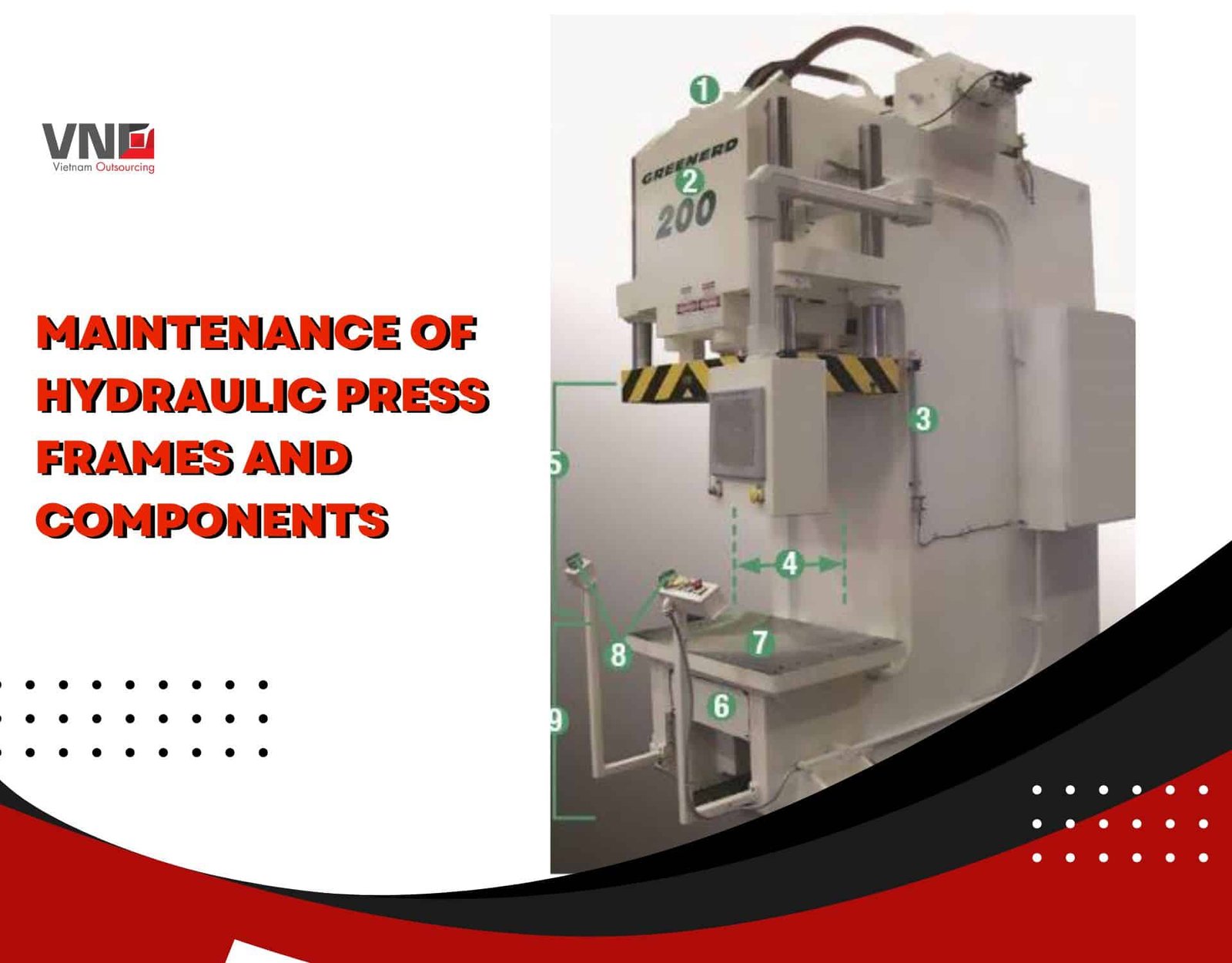 Maintenance of Hydraulic Press Frames and Components | VNO