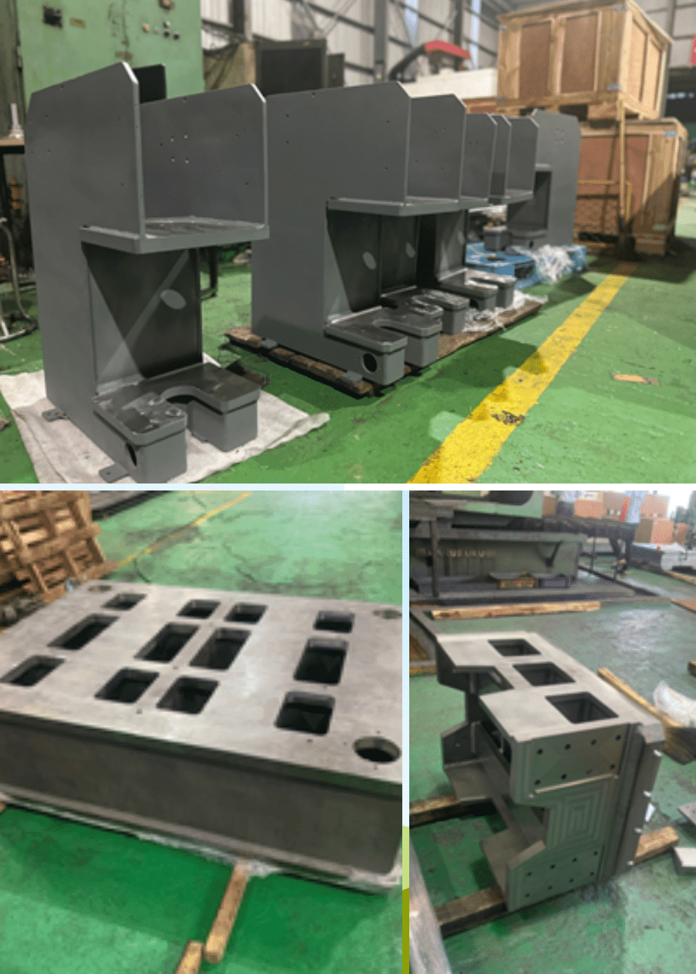 Hydraulic Press Machine Frame Fabrication in Vietnam | VNO